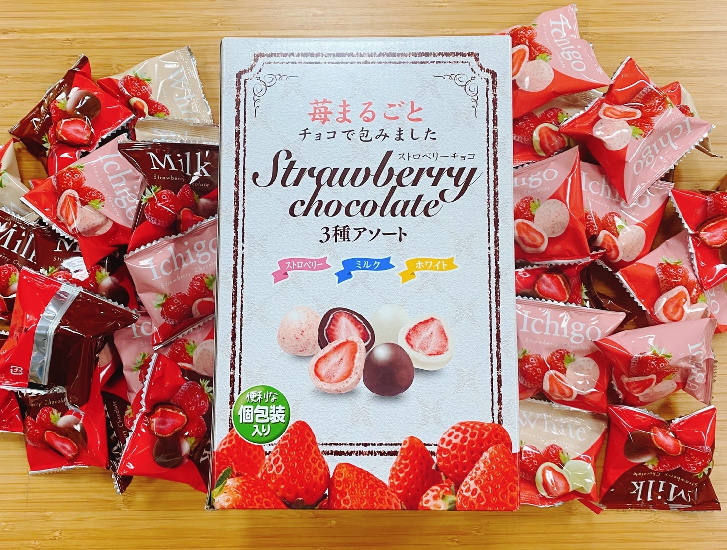 【日本進口食品】日本冬季限定草莓巧克力禮盒 | meimaii 美賣